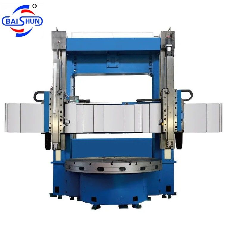 Metal Turning Vertical Turning Lathe Machine Double Column Manual Type