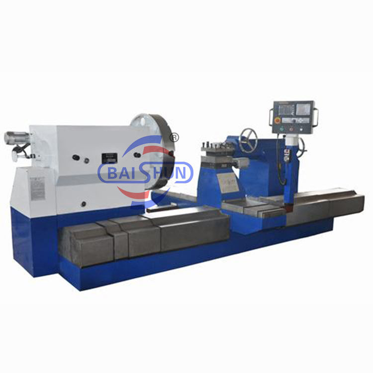 Heavy Duty Horizontal Lathe CNC Roll Turning Lathe For Processing ...