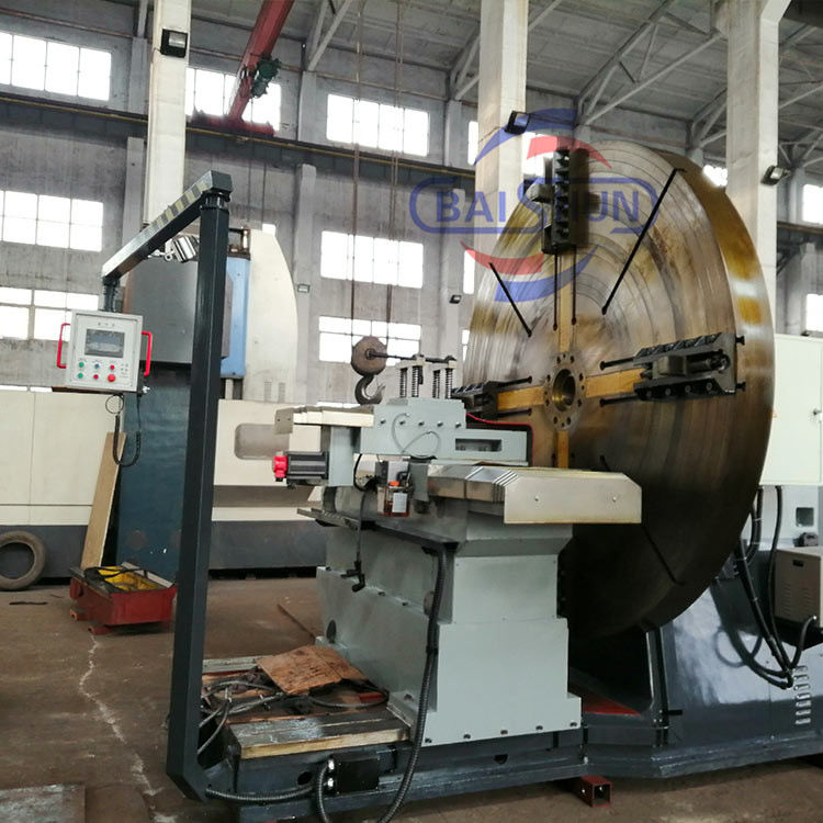 Flange Surfacing Lathe Machine Large Diameter Floor Type Face Lathe Machine