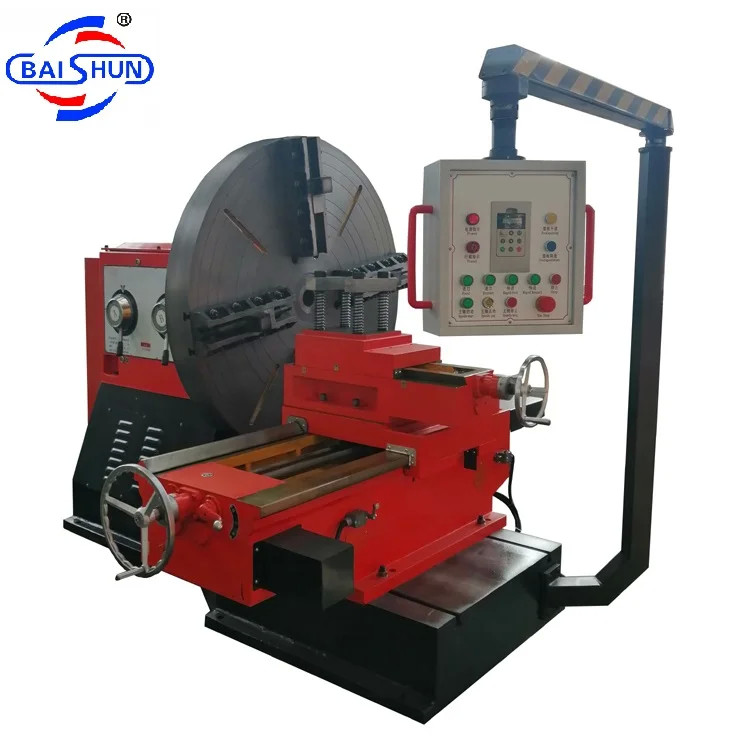 Heavy Duty Facing Lathe Machine Economic Flange Turning Lathe Disc ...