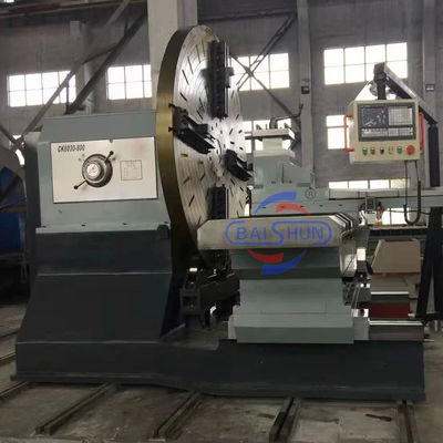 Automotive Wheel Facing Lathe Machine Economic Floor Type Face Lathe