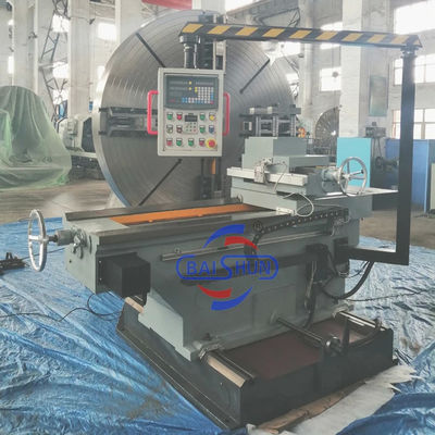 Automotive Wheel Facing Lathe Machine Economic Floor Type Face Lathe